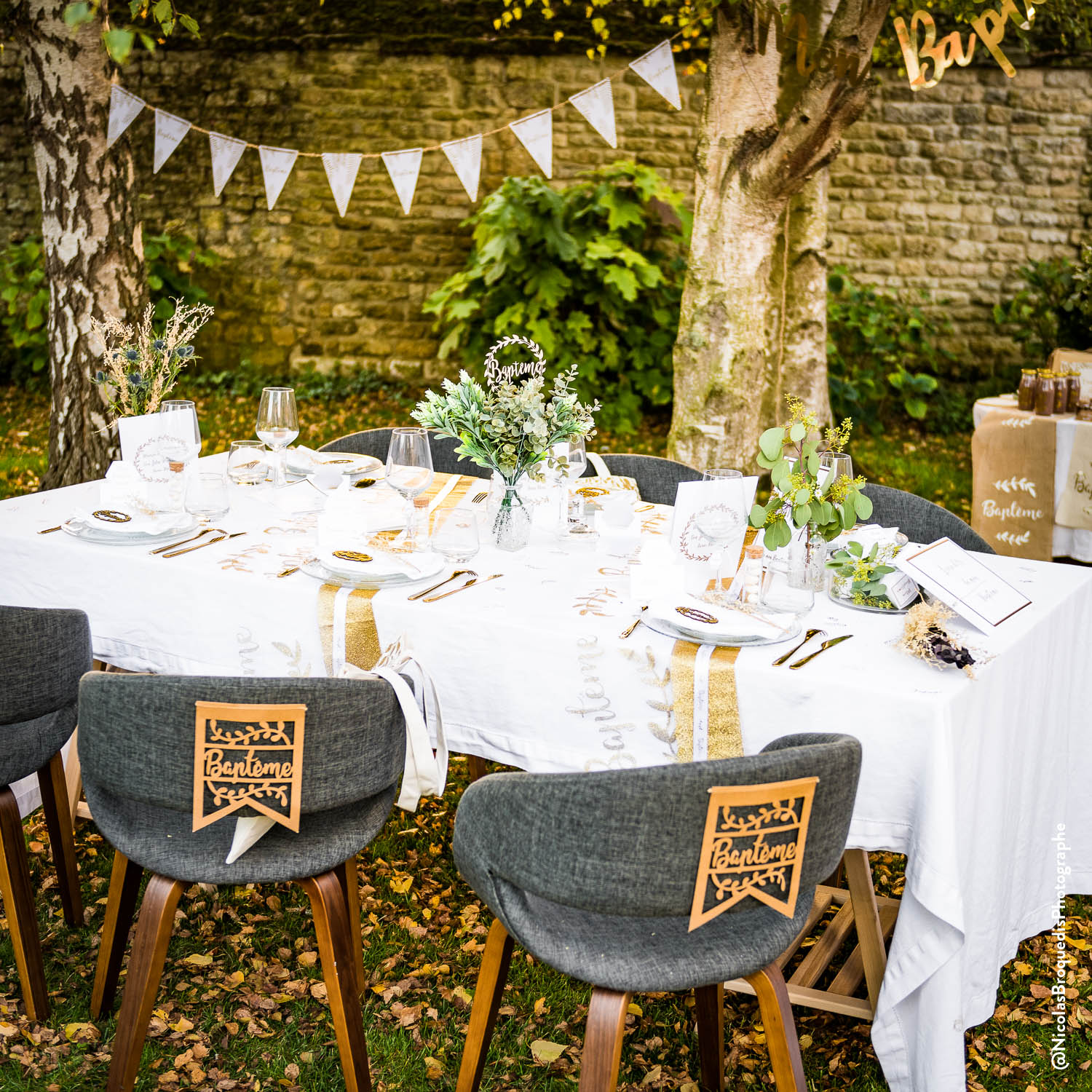 Découvrez notre décoration indispensable pour organiser le baptême de ...