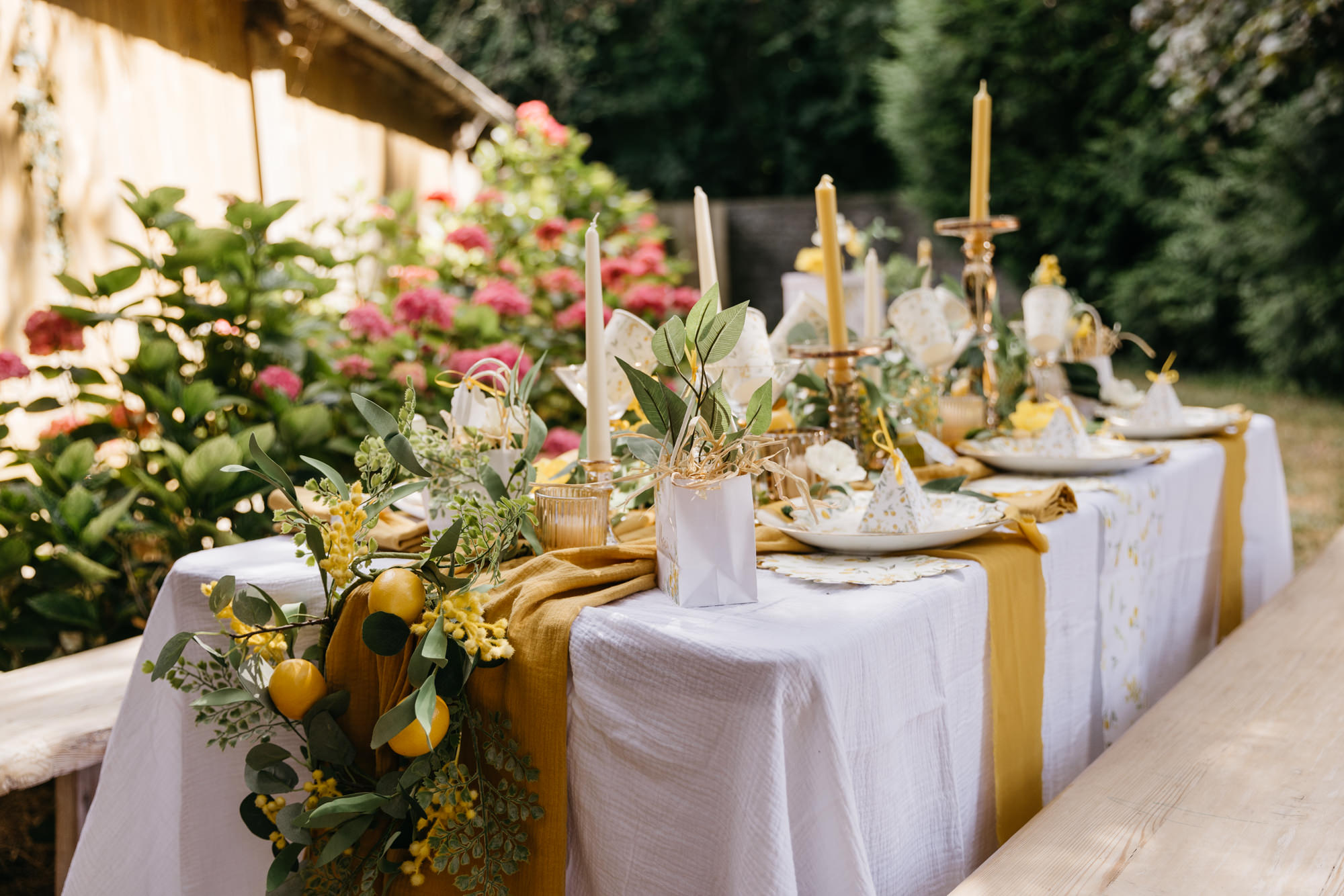 Un mariage vif avec la collection Mimosa